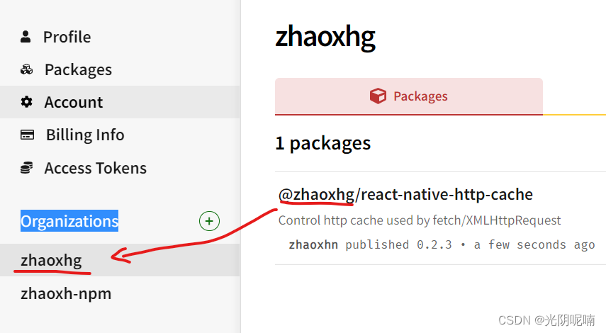 github 代码发布到 npm_githup action 发布到npm organizations-CSDN博客