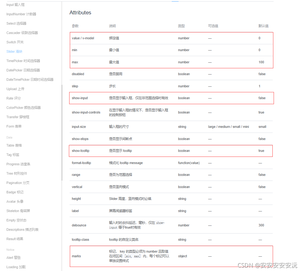 利用Element UI的滑块Slider实现刻度尺_elementui slider marks-CSDN博客