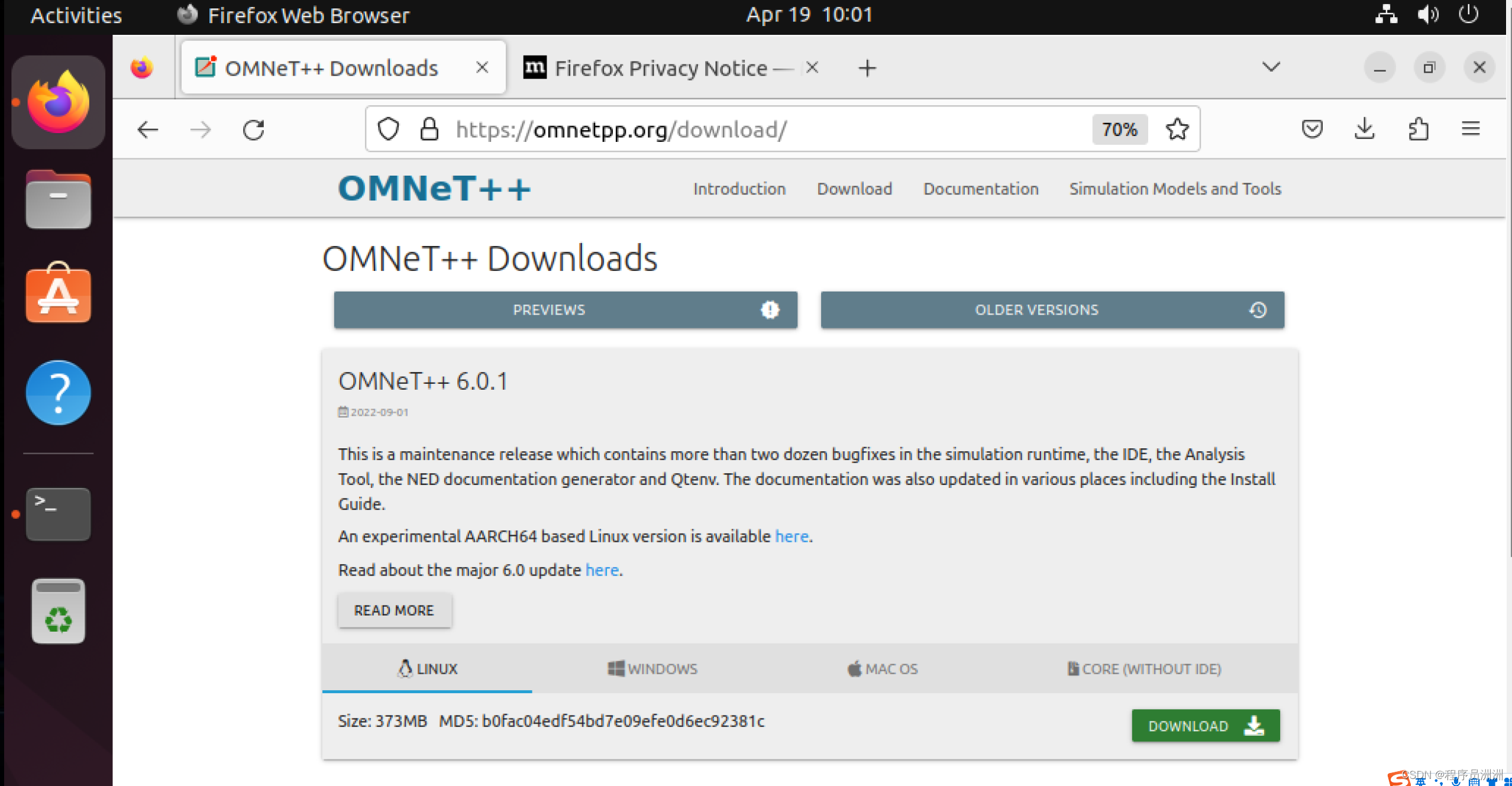 【OMNET++网络仿真系列学习笔记-1】Ubuntu 22.04版本安装OMNET++6.0版本及各类报错合集解决方案_omnet中出现rsu的错误怎么解决-CSDN博客