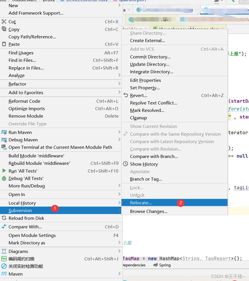 IDEA 或者SVN修改老项目的svn地址_idea svn地址变更-CSDN博客