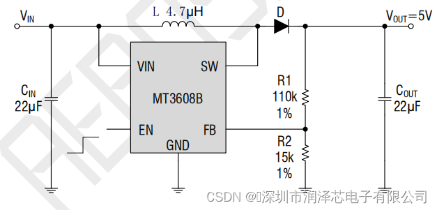 （航天民芯）代理 MT3608B SOT-23-6 DC-DC电源芯片-CSDN博客