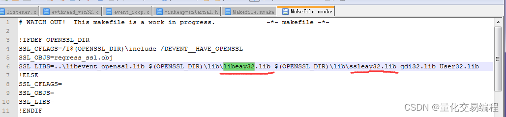 libevent（1）windows下安装libevent_libevent windows-CSDN博客