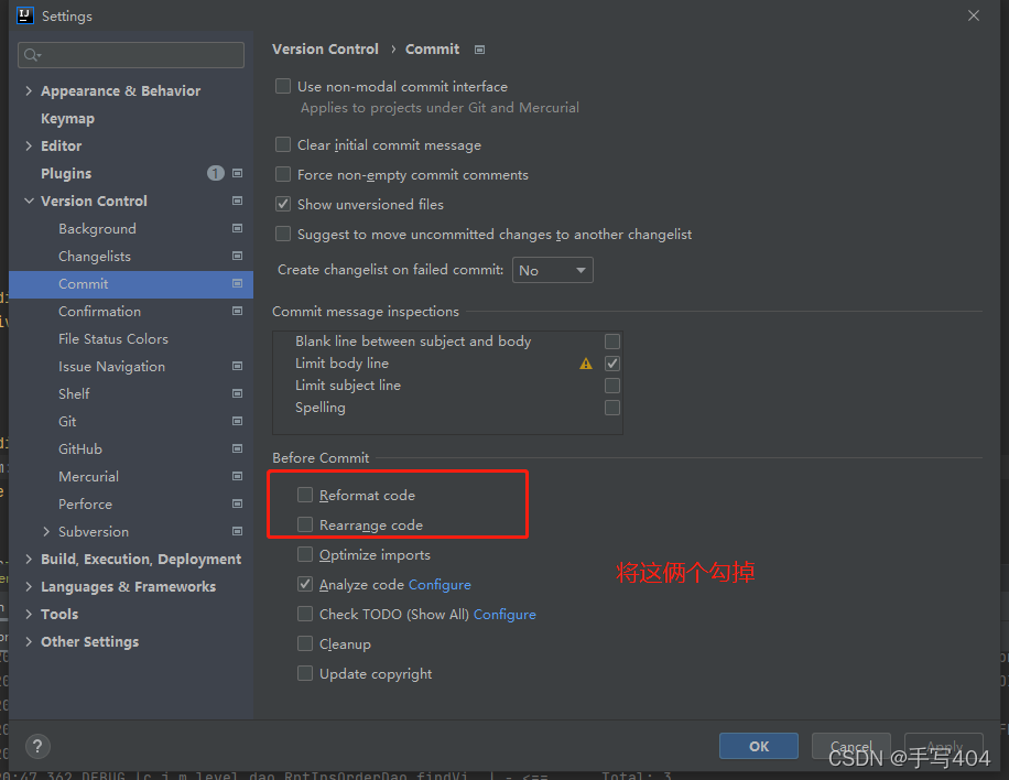 idea中 commit提交 改变代码格式_idea的commit changes时如何不显示格式-CSDN博客
