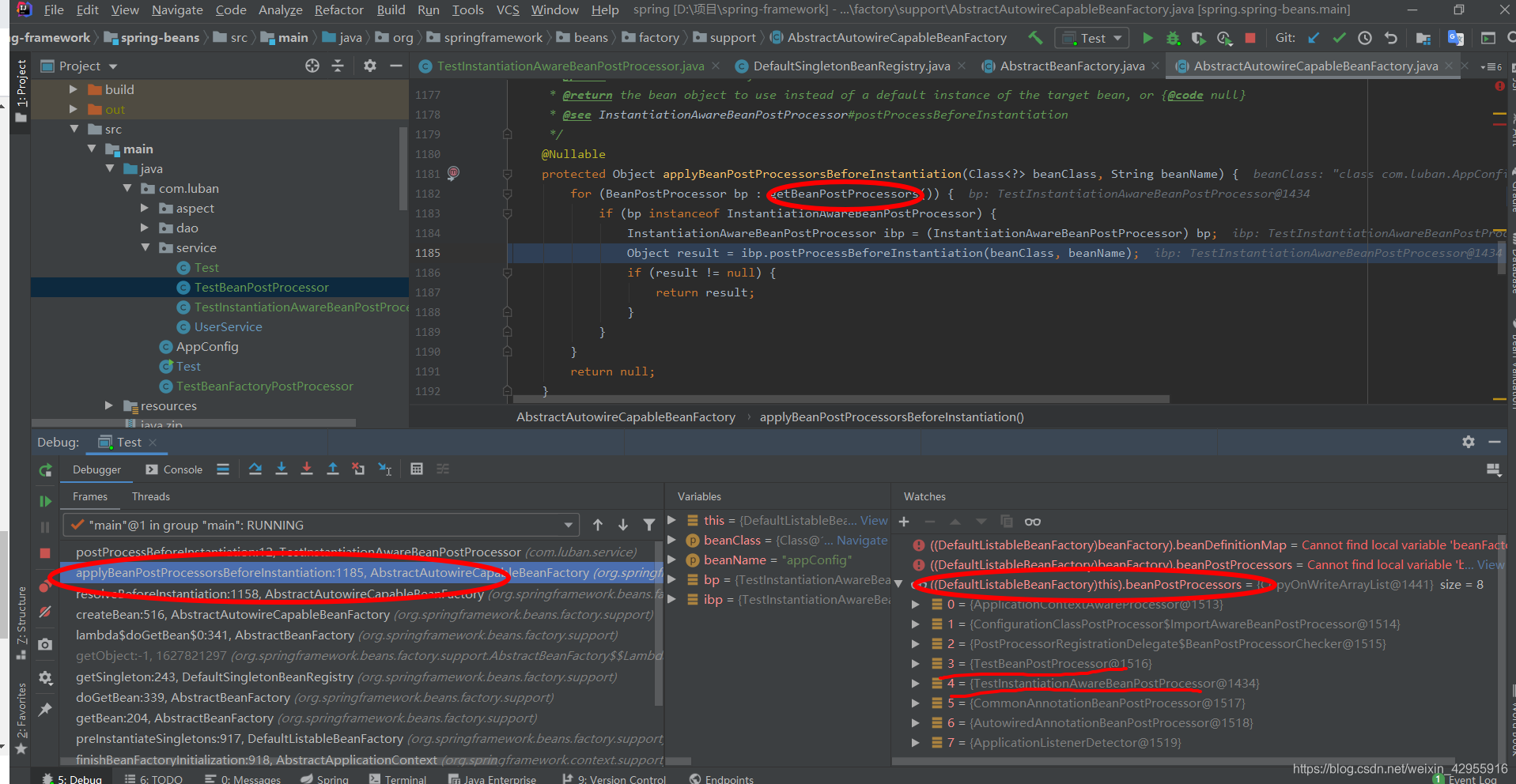 spring Bean 生命周期及BeanPostProcessor和InstantiationAwareBeanPostProcessor详解_beanpostprocessors什么时候 ...