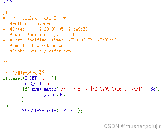 ctfshow web入门 命令执行web54-58_ctfshow web55-CSDN博客