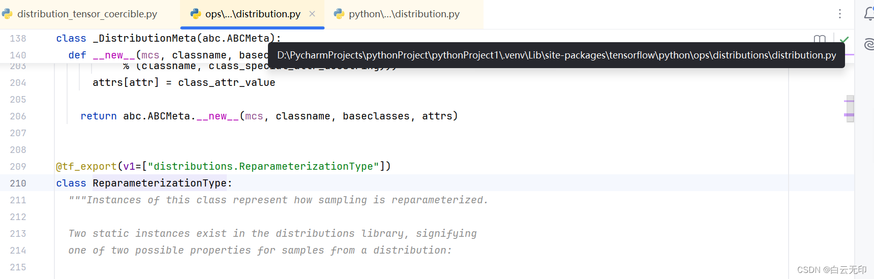 AttributeError: ‘Tensor‘ object has no attribute ‘reparameterization_type‘_attributeerror ...