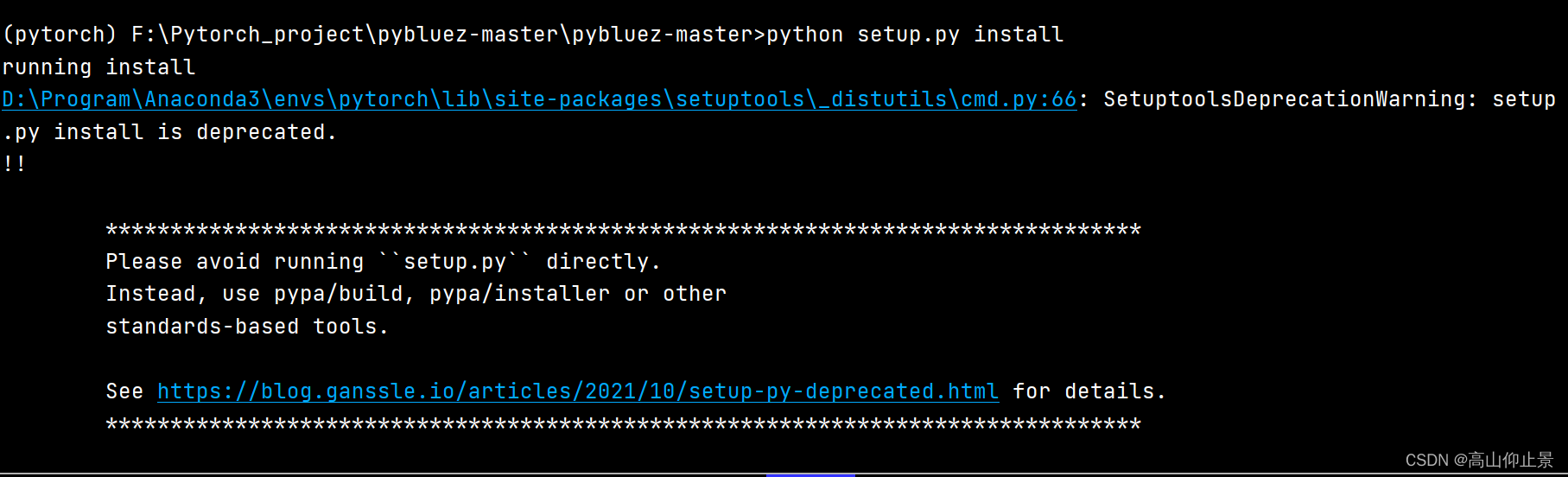 【安装pybluez】报错解决python setup.py egg_info did not run successfully._pybluez安装失败-CSDN博客