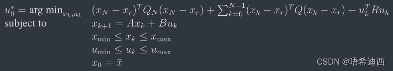 笔记100：使用 OSQP-Eigen 对 MPC 进行求解的方法与代码_mpc osqp-CSDN博客