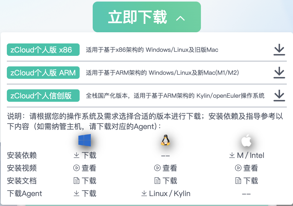 收藏这份 zCloud 个人版Linux、Mac、Windows系统安装攻略，并加入体验官招募计划...-CSDN博客