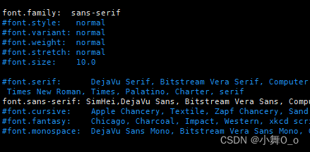 findfont: Generic family ‘sans-serif‘ not found because none of the ...: SimHei_findfont ...