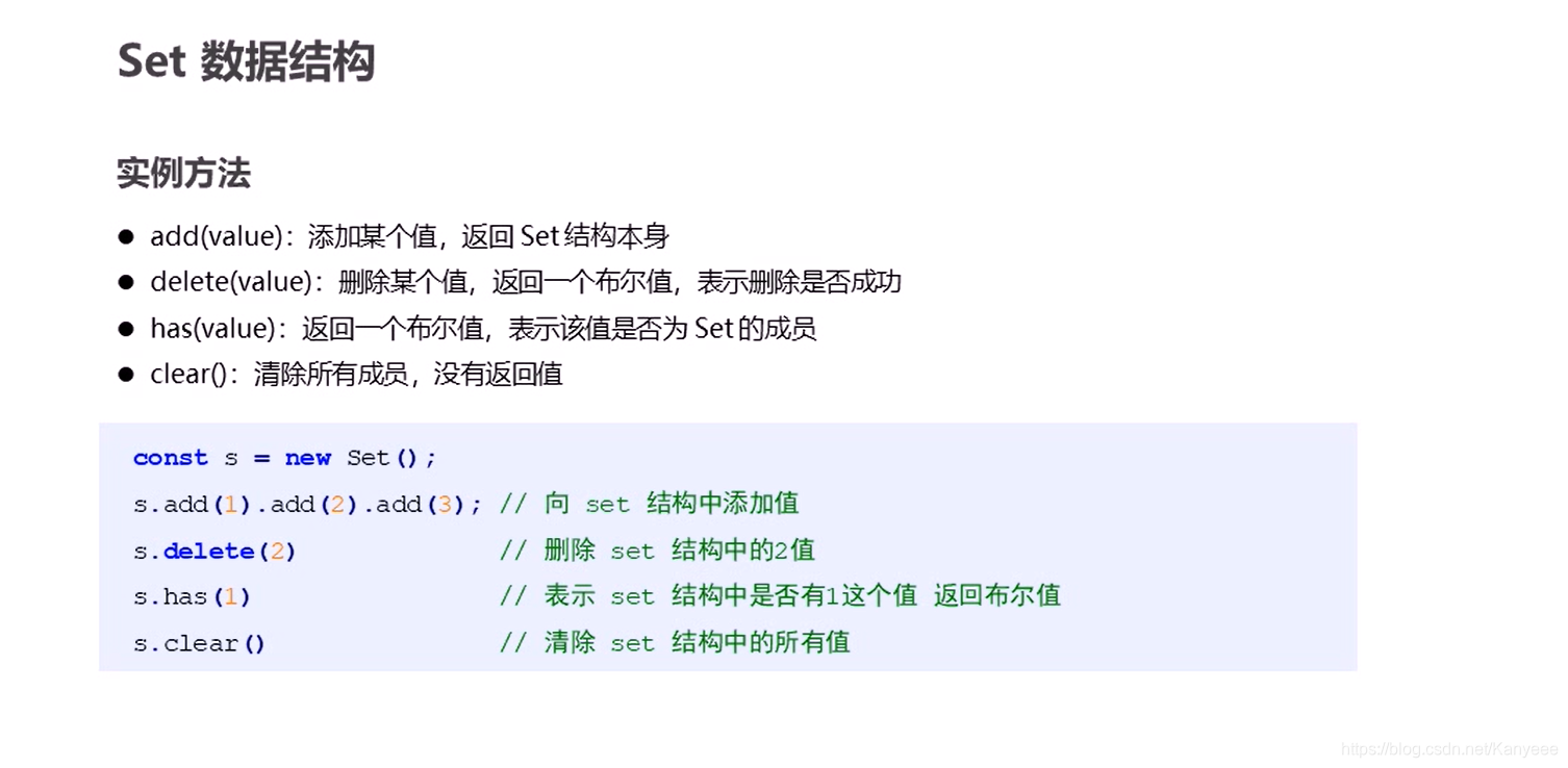 ES6扩展 Set数据结构-CSDN博客