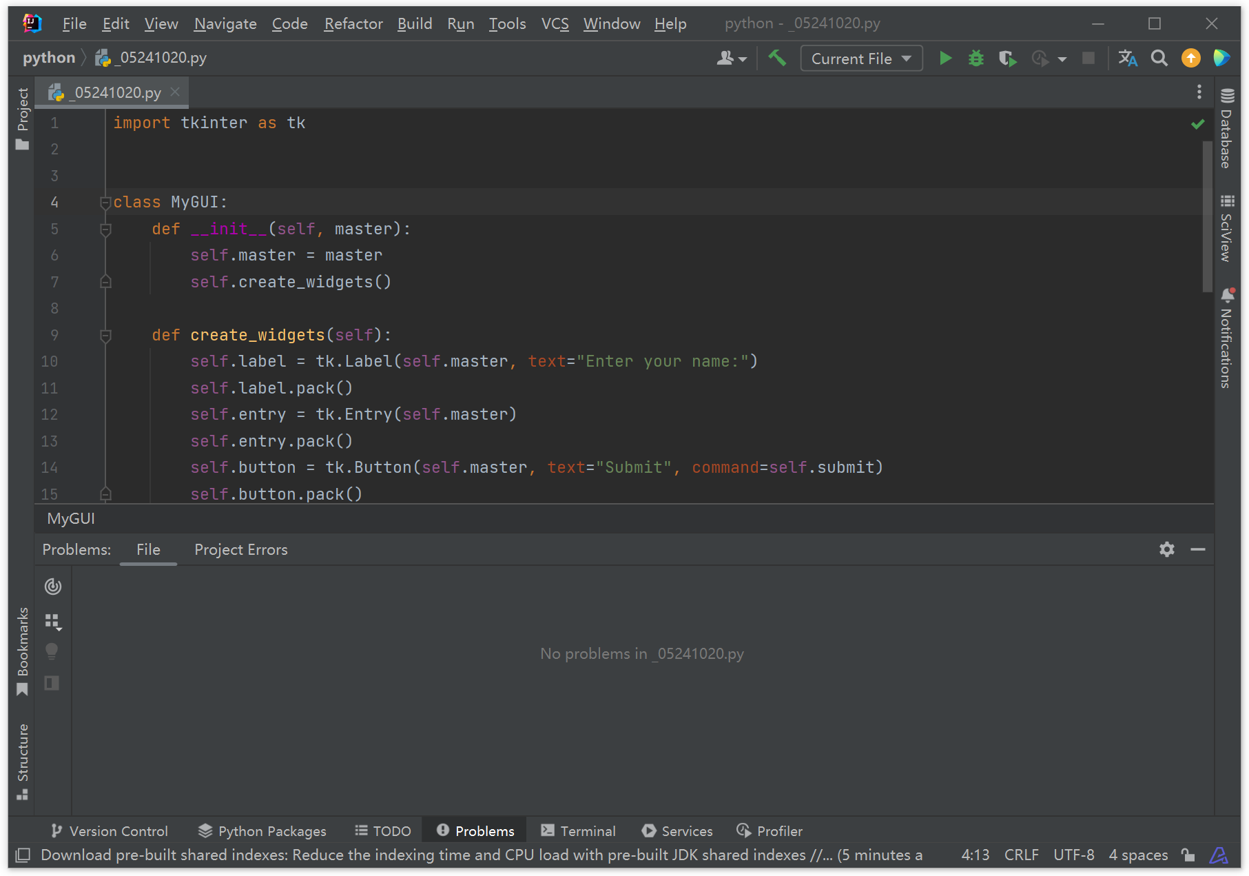 【Pycharm】解决外部定义实例特性时出现 “Instance attribute … defined outside __init__” 的警告_实例特性在外部定义-CSDN博客