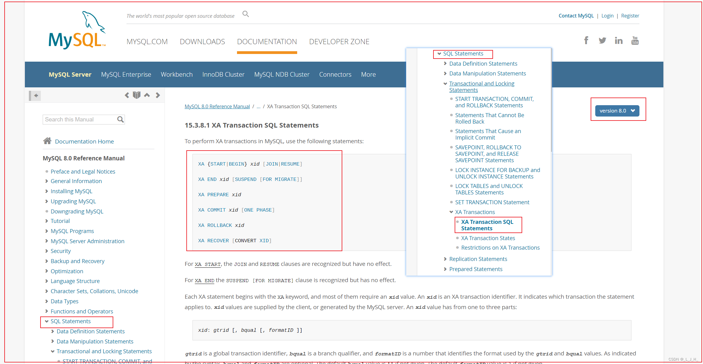 深入理解分布式事务⑨ ----＞MySQL 事务的实现原理 之 MySQL 中的XA 事务（基本原理、流程分析、事务语法、简单例子演示）详解_xa事务-CSDN博客