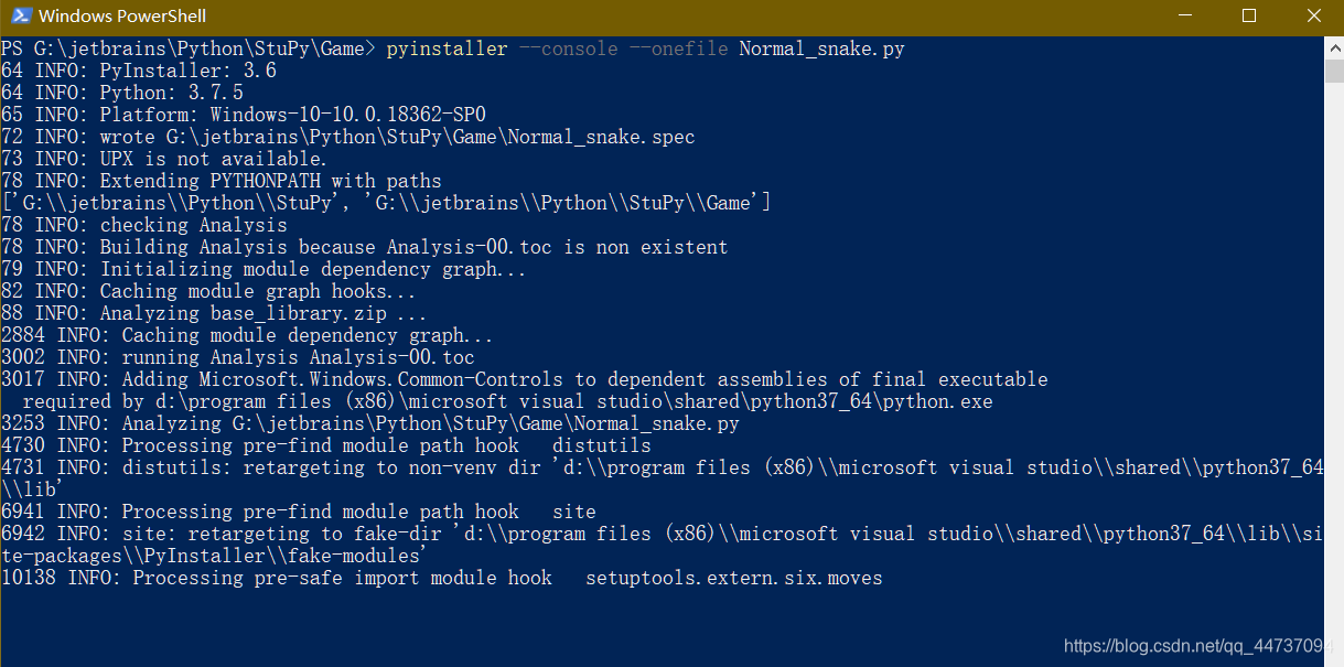Python打包exe，以及解决闪退_python打包成可执行文件,在老版火狐浏览器上点开就闪退-CSDN博客