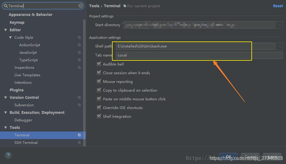 修改 IDEA Terminal 启动窗口为 gitbash_windows idea terminal 打开不是 gitbash 如何设置-CSDN博客
