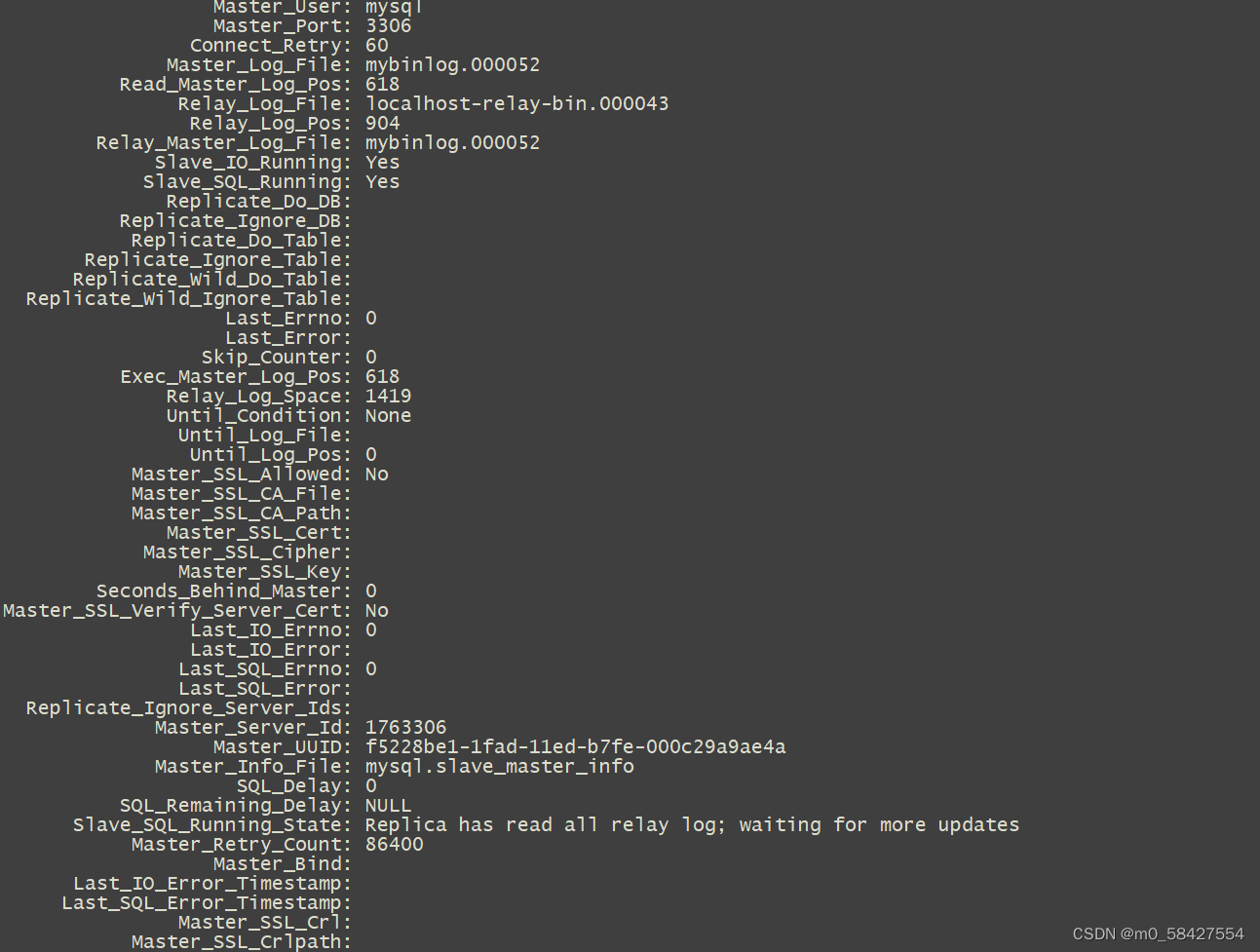 主从同步的加密方式不一致问题_error connecting to master retries: 1 message: aut-CSDN博客