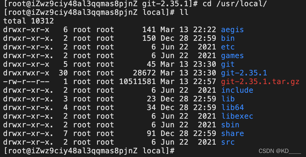 Linux系统下安装git全教程，git安装包下载地址，阿里云服务器上安装git以及阿里云服务器修改yum源地址_linux 更换git镜像源 ...