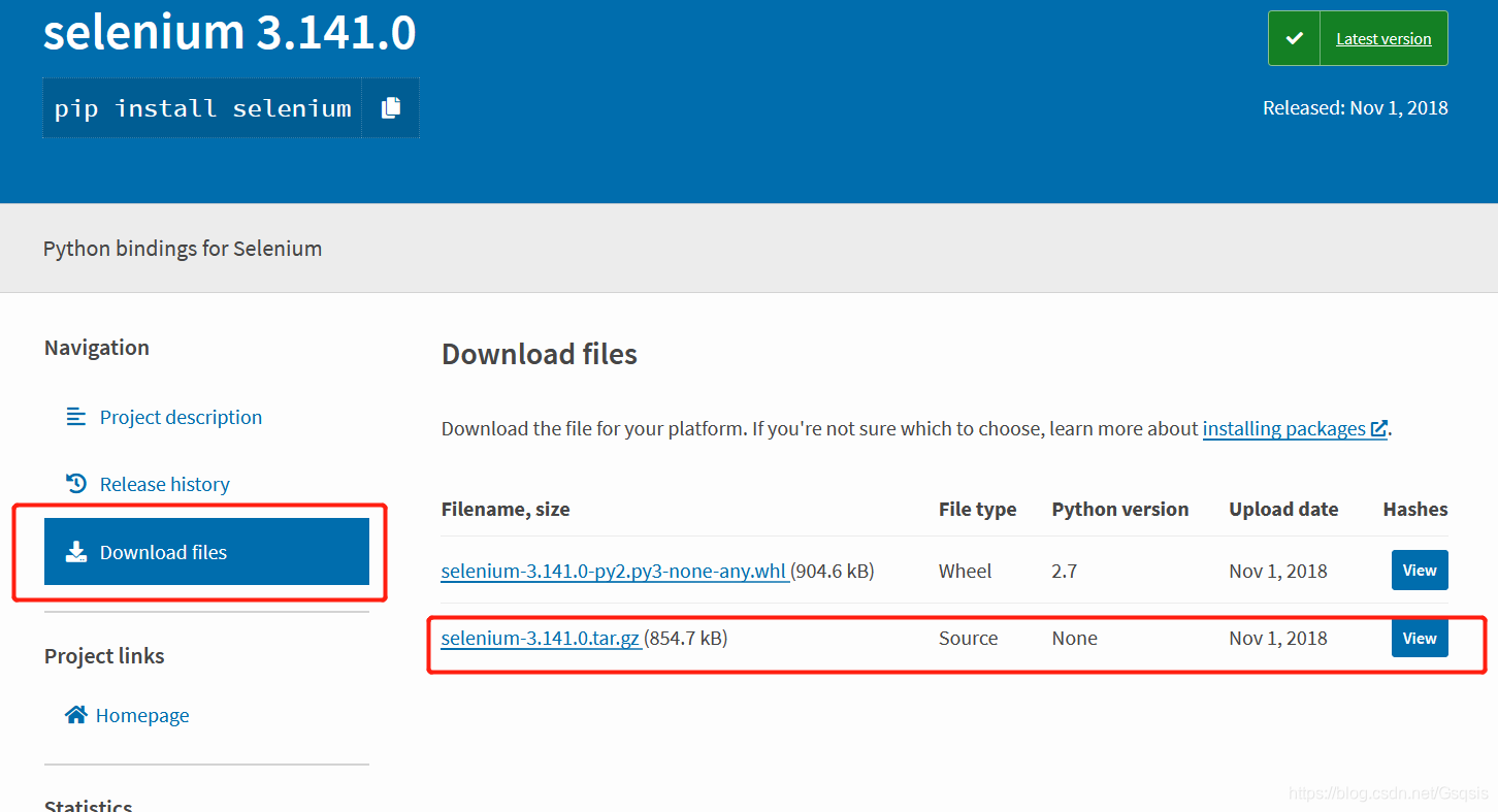 selenium 的安装教程（本人的成功历程）_selenium3.141.0-CSDN博客