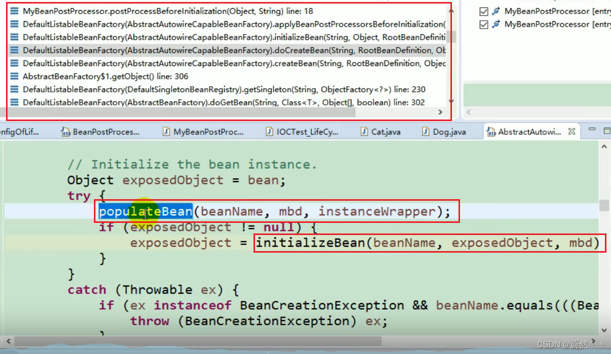 Spring注解开发_Bean生命周期及执行过程_创建bean 之后执行-CSDN博客
