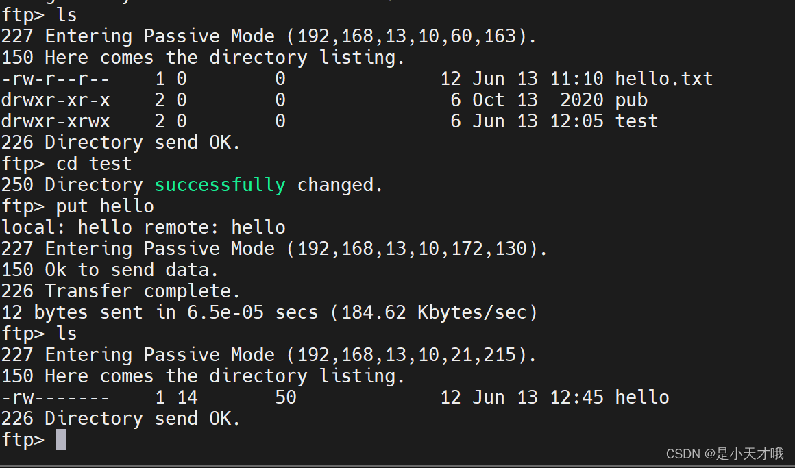 linux服务-VSFTP实现上传_vsftpd开启文件上传-CSDN博客