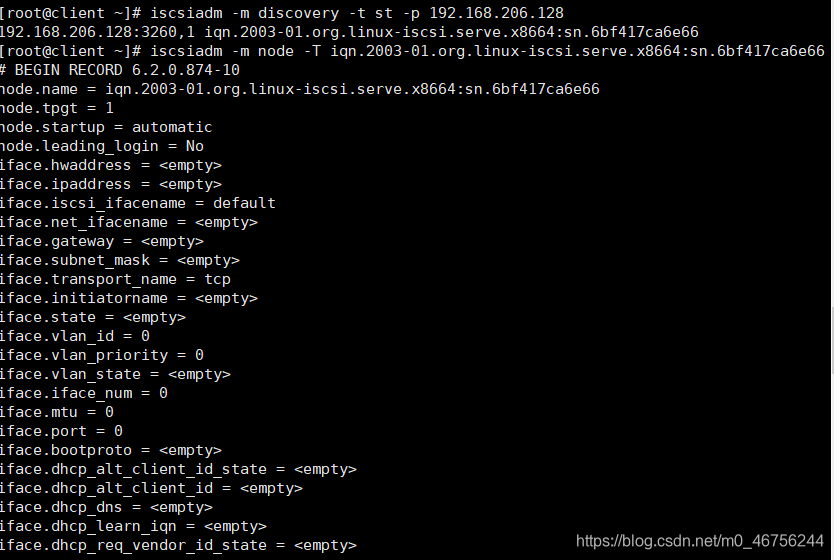 Linux iSCSI服务实例配置_linux iscsi targetcli-CSDN博客