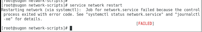 service network restart虚拟机重启网卡失败的解决办法_service network restart 重启不了-CSDN博客