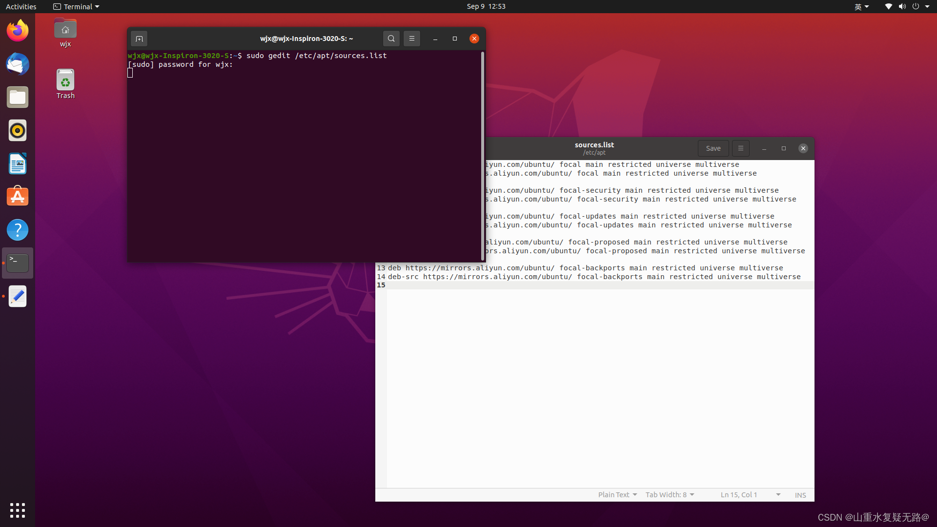 双系统 + Ubuntu20.04 + ros2 (foxy) git clone -b连接不成功的解决_ubuntu20.04 git使用不了-CSDN博客