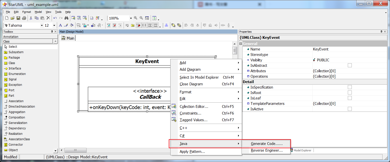 使用staruml绘制类图_startuml 抽象类怎么画-CSDN博客