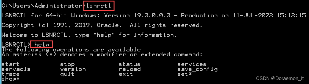 Oracle 常用操作和命令_windows查看oracle状态-CSDN博客