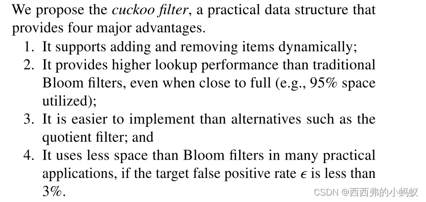 Cuckoo Filter: Practically Better Than Bloom-CSDN博客