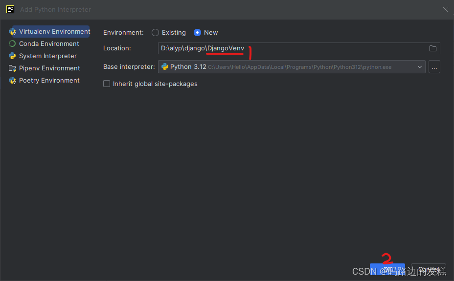 PyCharm社区版创建Django基于DRF的纯后端项目_pycharm 2022 django rest-CSDN博客