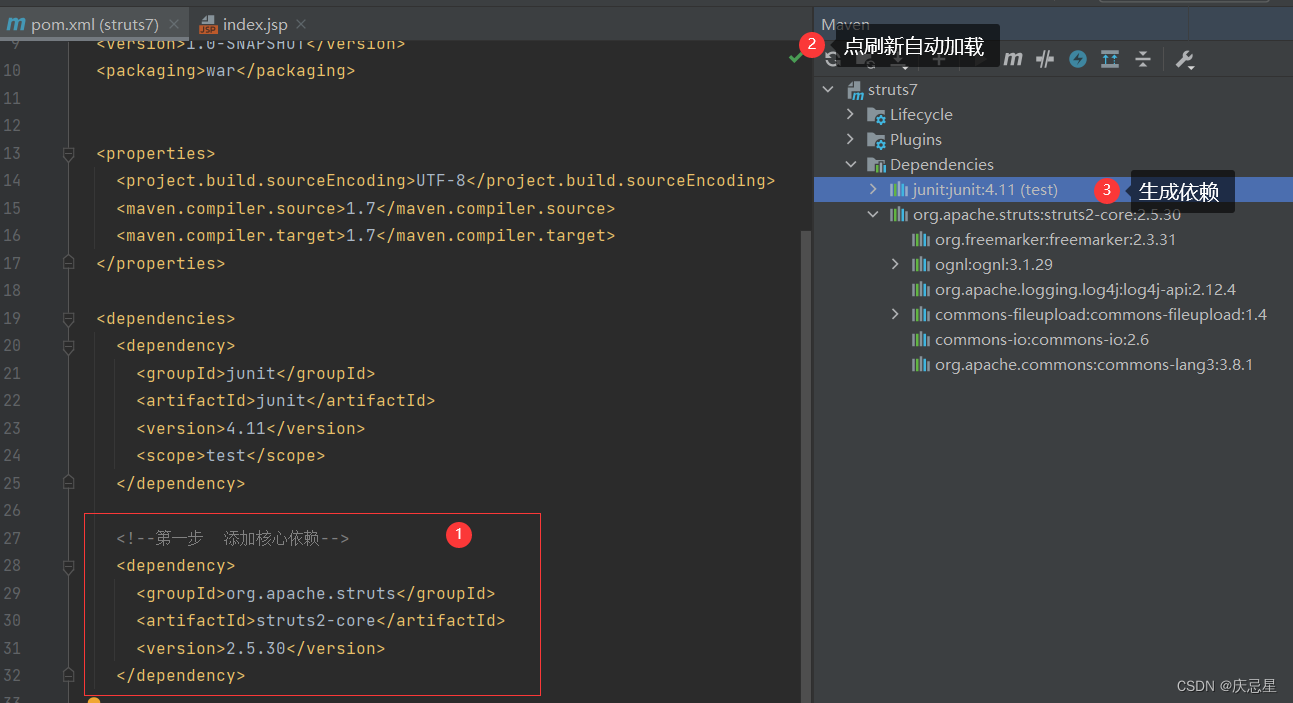 Struts2入门案例-使用Maven创建_struts2 maven-CSDN博客