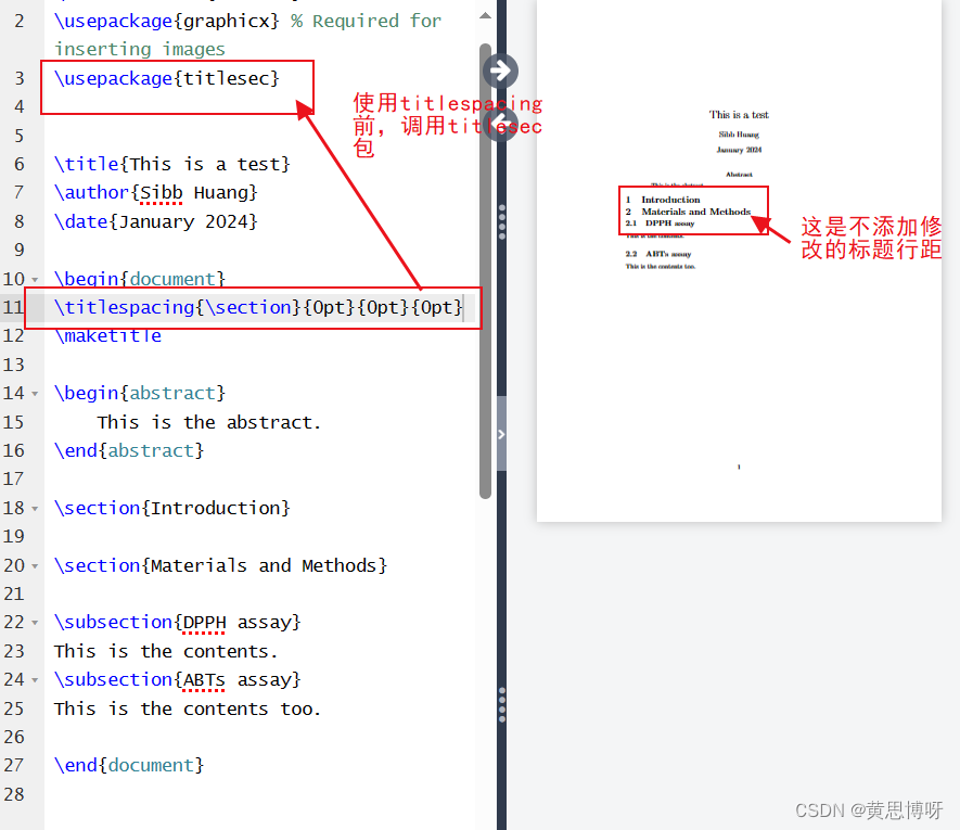 阅读overleaf教程：如何调整标题_overleaf 标题-CSDN博客