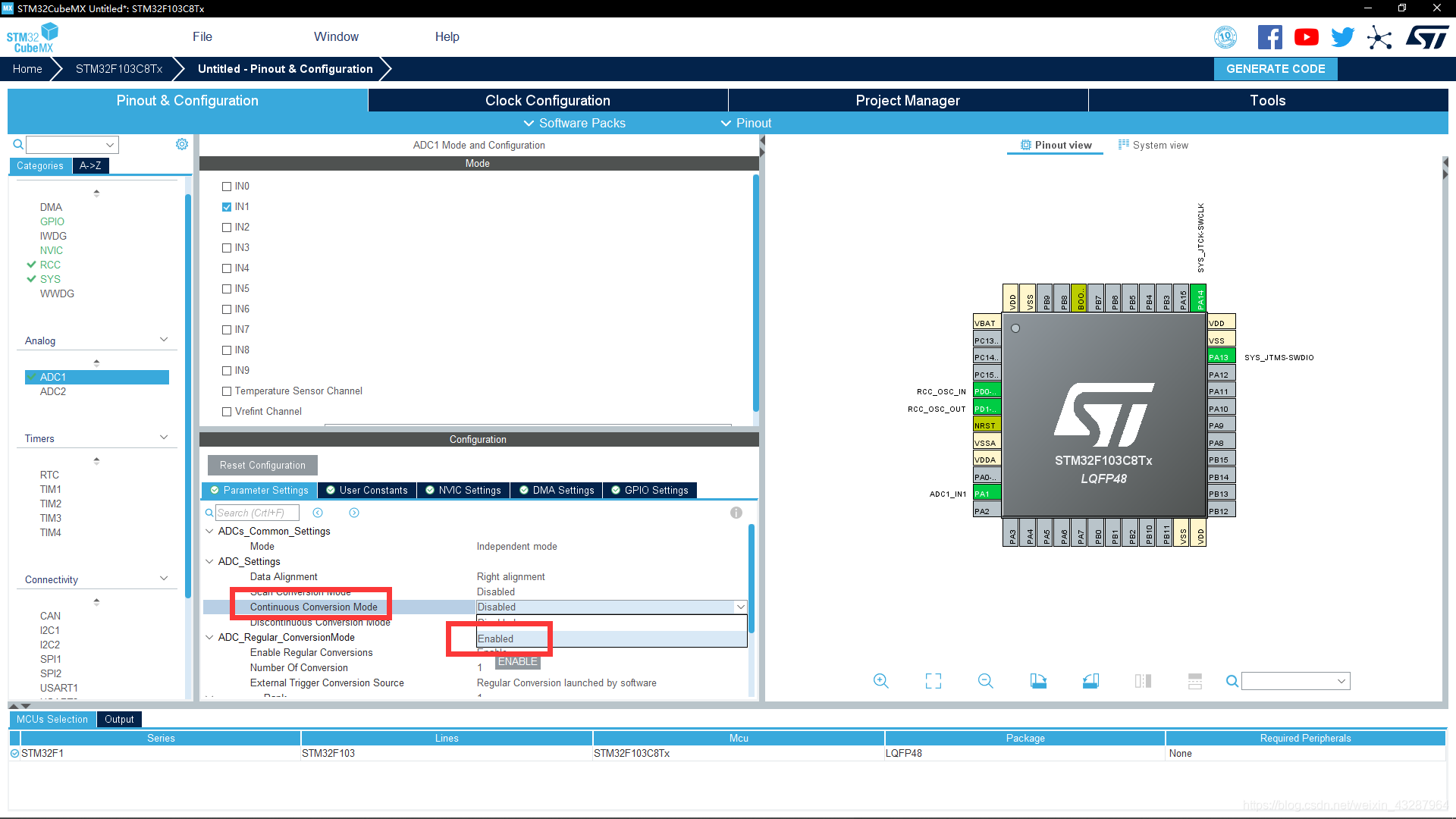 STM32CUBEMX使用HAL库配置单通道ADC+DMA_stm32cubemx dma 完成callback-CSDN博客