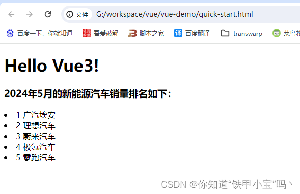 【第3章】Vue内置指令-CSDN博客