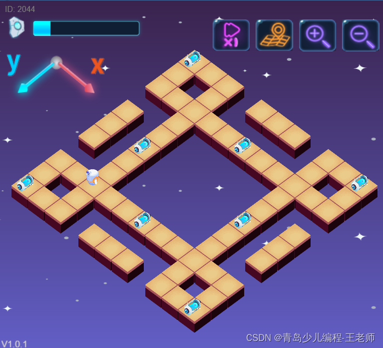 ICode国际青少年编程竞赛- Python-4级训练场-嵌套for循环入门_icode4级训练场嵌套for循环入门解法大全-CSDN博客