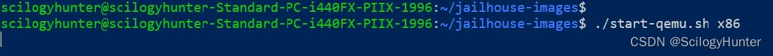 尝试使用官方jailhouse-images仓库运行jailhouse_note, selecting 'qemu-system-x86' instead of 'qemu-CSDN博客