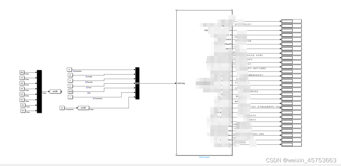 simulink进行CAN报文的解析以及生成代码_信号名称必须解析为simulink信号对象-CSDN博客