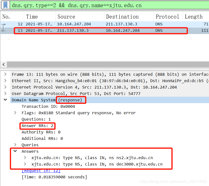 Wireshark Labs(3): DNS v7.0_wireshark lab: dns v7.0-CSDN博客