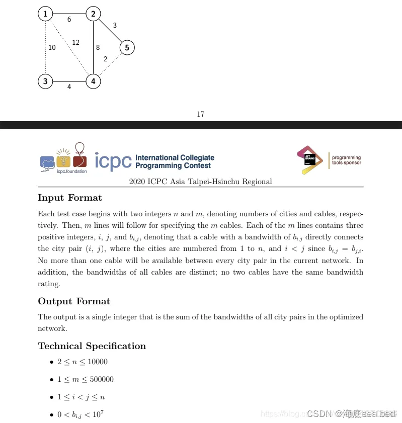 2020 ICPC Asia Taipei-Hsinchu Regional H - Optimization for UltraNet(二分+最小生成树+并查集)-CSDN博客