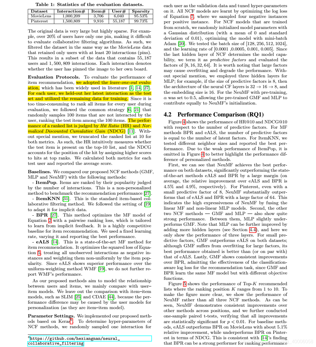 《Neural Collaborative Filtering》NCF模型的理解以及python代码_mlp gmf-CSDN博客