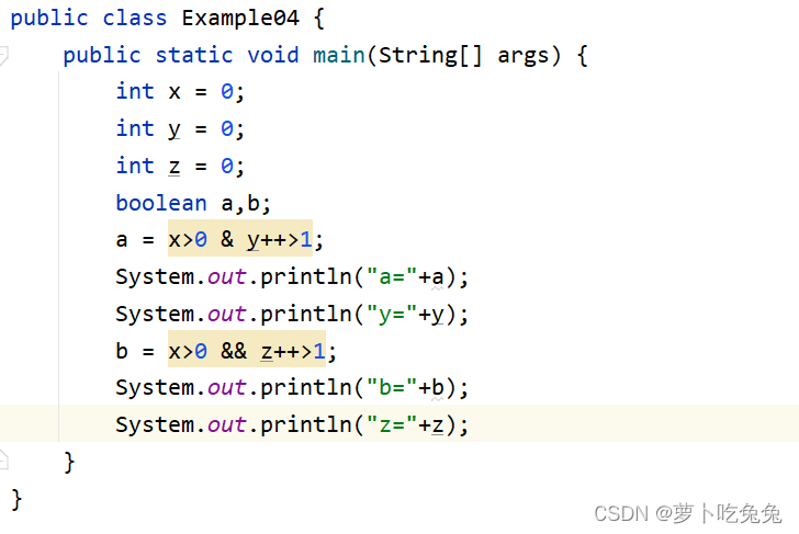 【Java】&与&&的区别_java true && false 和 true&false的区别-CSDN博客