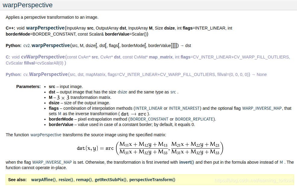 使用OpenCV实现透视变换_opencv getperspectivetransform-CSDN博客