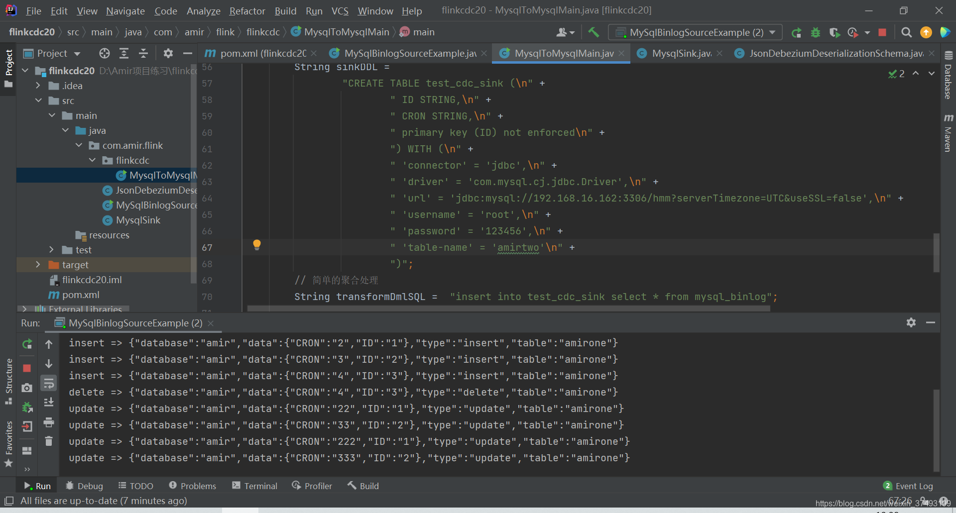 纯干货基于flinkcdc实现mysql到mysql/oracle/...... DML实时同步_flink cdc mysql sink-CSDN博客