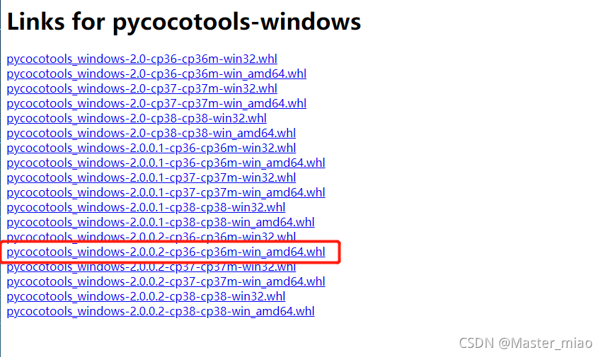 windows10 Anaconda下pycocotools库安装_pycocotools下载-CSDN博客