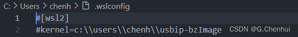 【WSL 2】在 Windows10 上配置 WSL 2 连接 USB 设备 D435i_usbipd: error: wsl kernel is not usbip capable; up ...