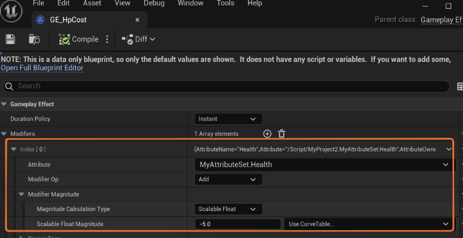 UE4/5 GAS技能系统入门3 - GameplayEffect_ue4 gas-CSDN博客