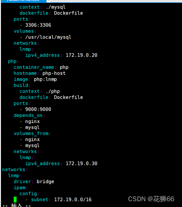 使用docker-compose编排lnmp(dockerfile) 完成Wordpress_docker使用编排文件创建启动项目-CSDN博客