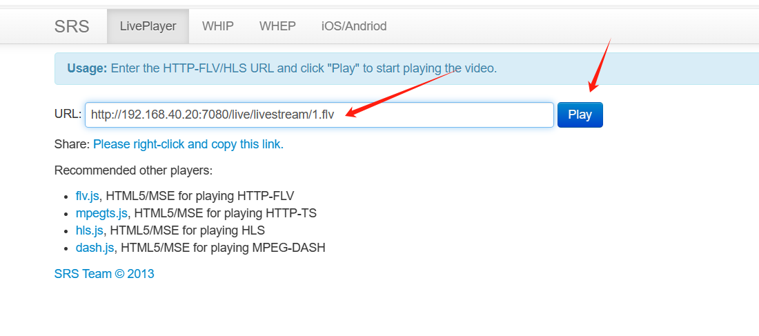 SRS 实时视频服务器搭建及使用_srs服务器-CSDN博客