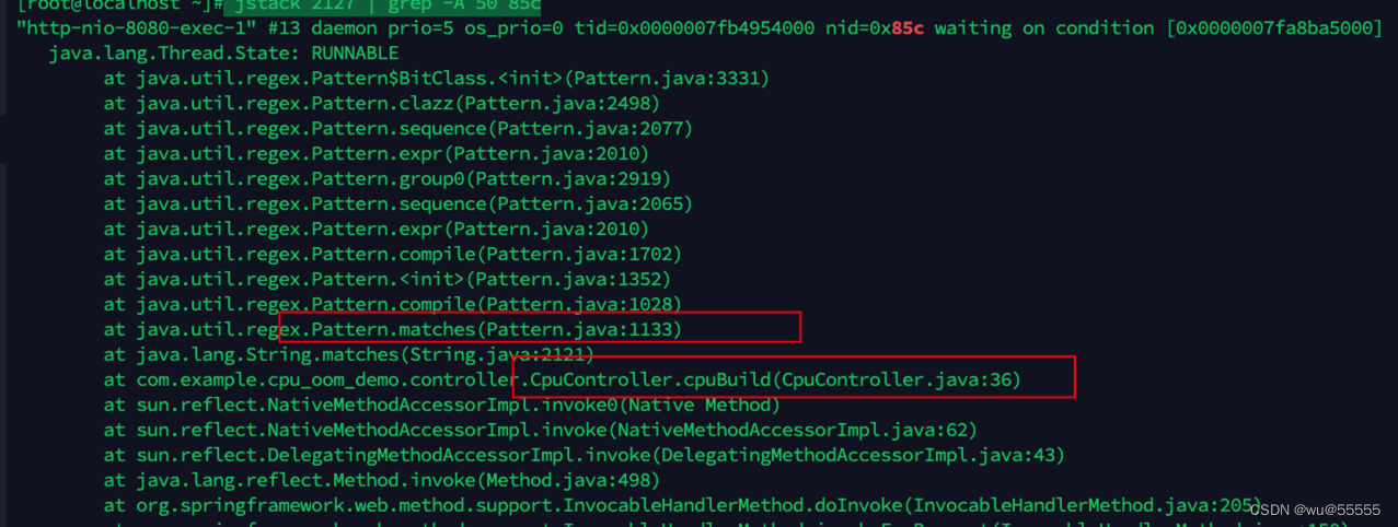JVM：线上服务CPU爆满，如何排查｜jstack指令查看堆栈日志（三）_jvm cpu使用率高的原因-CSDN博客